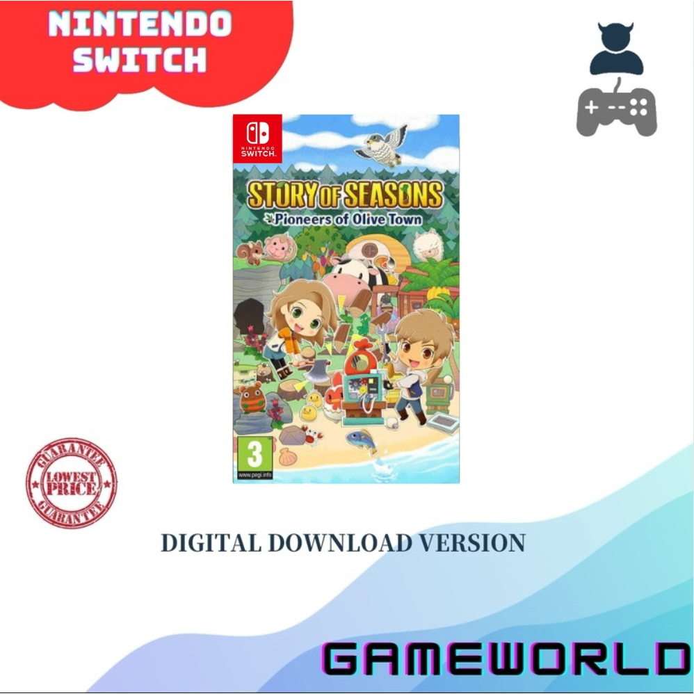 【NINTENDO SWITCH】STORY OF SEASONS: Pioneers of Olive Town Digital ...