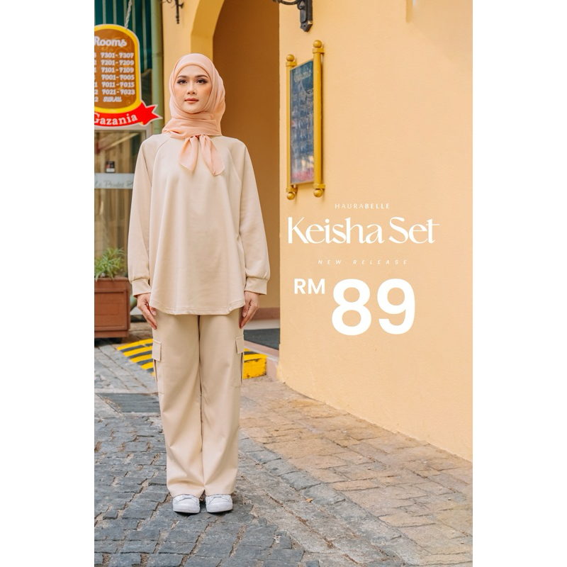 [HAURABELLE] KEISHA SET | Shopee Malaysia