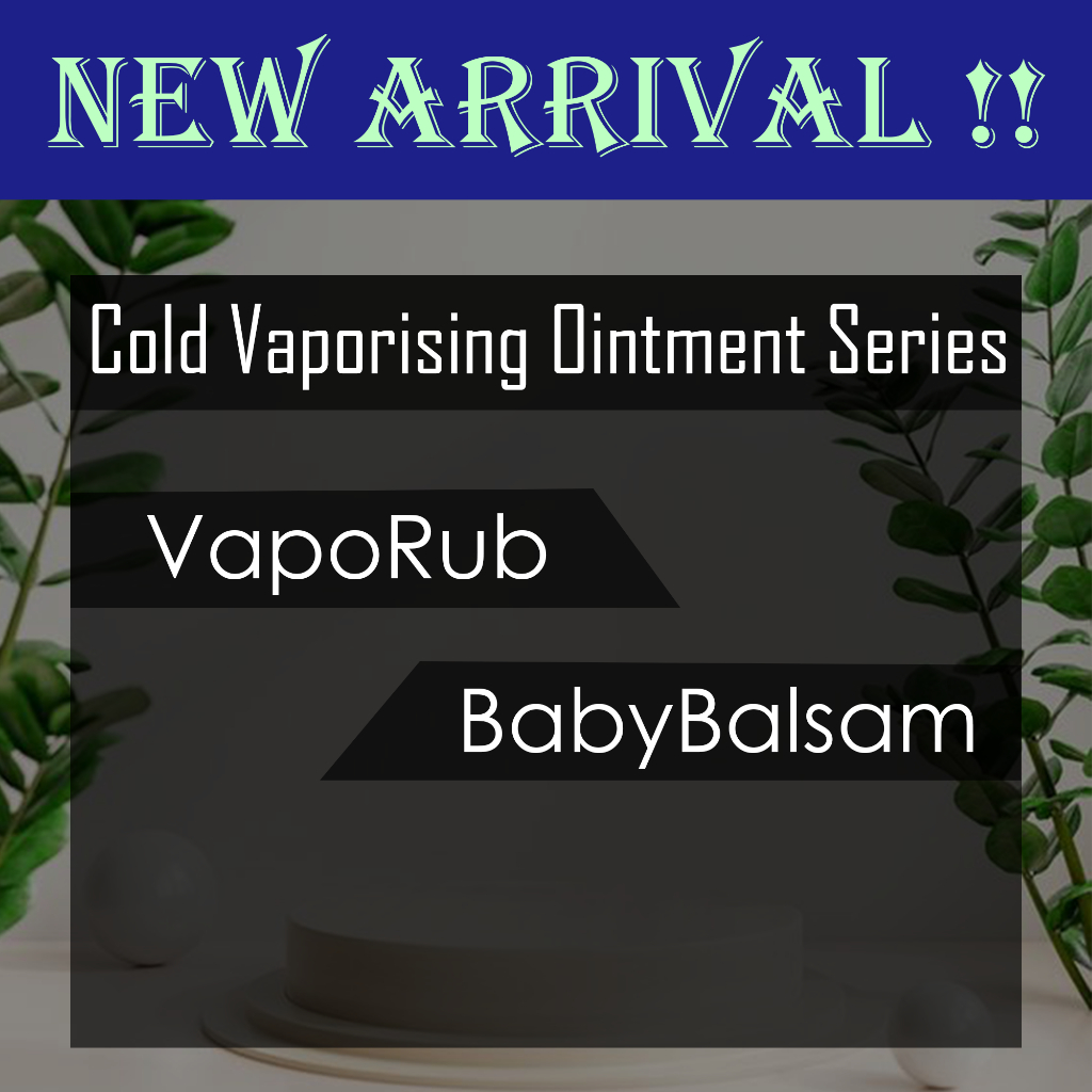 Vicks VapoRub Cold Vaporising Ointment (VapoRub // BabyBalsam) | Shopee ...