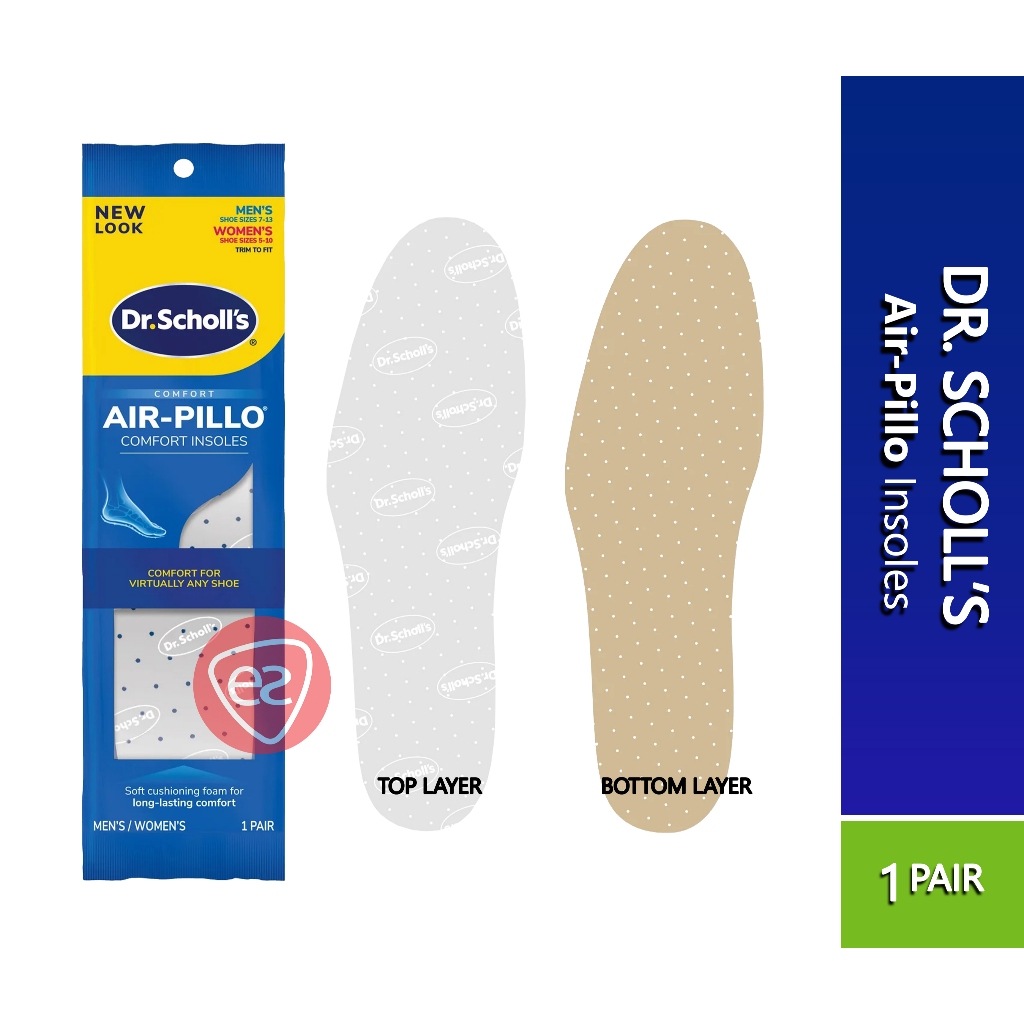 Dr. Scholl's Air-Pillo Insoles Ultra-Soft Cushioning 1 Pair (For Men's Size 7-13 | Women's Size ...