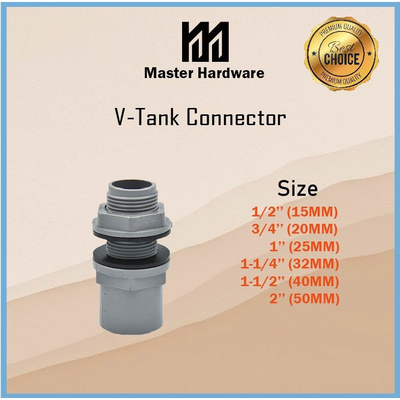 PVC FITTING V-TANK CONNECTOR | Shopee Malaysia