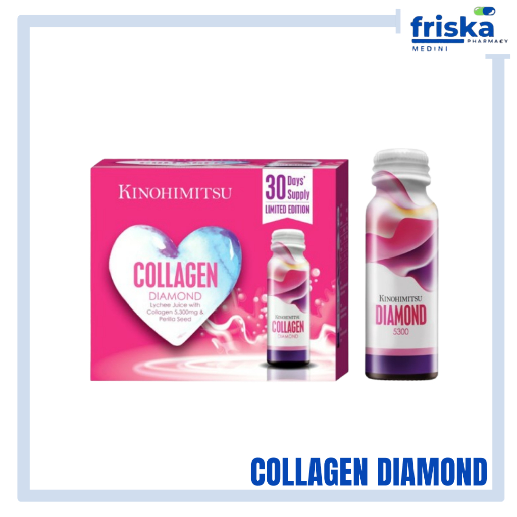 KINOHIMITSU Collagen Diamond 16's Lychee Juice Limited Edition | Shopee ...