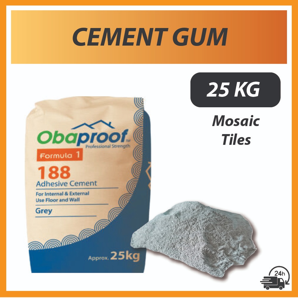 Cement Gum / Simen Gum [25 kg] / Ceramic Tiles Installation / Simen Gum ...