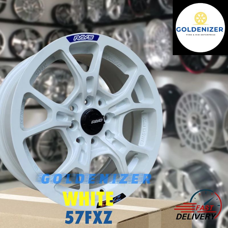 (2pc)57FXZ new sport rim kereta 🛞 15" 15inch myvi persona saga wira ...