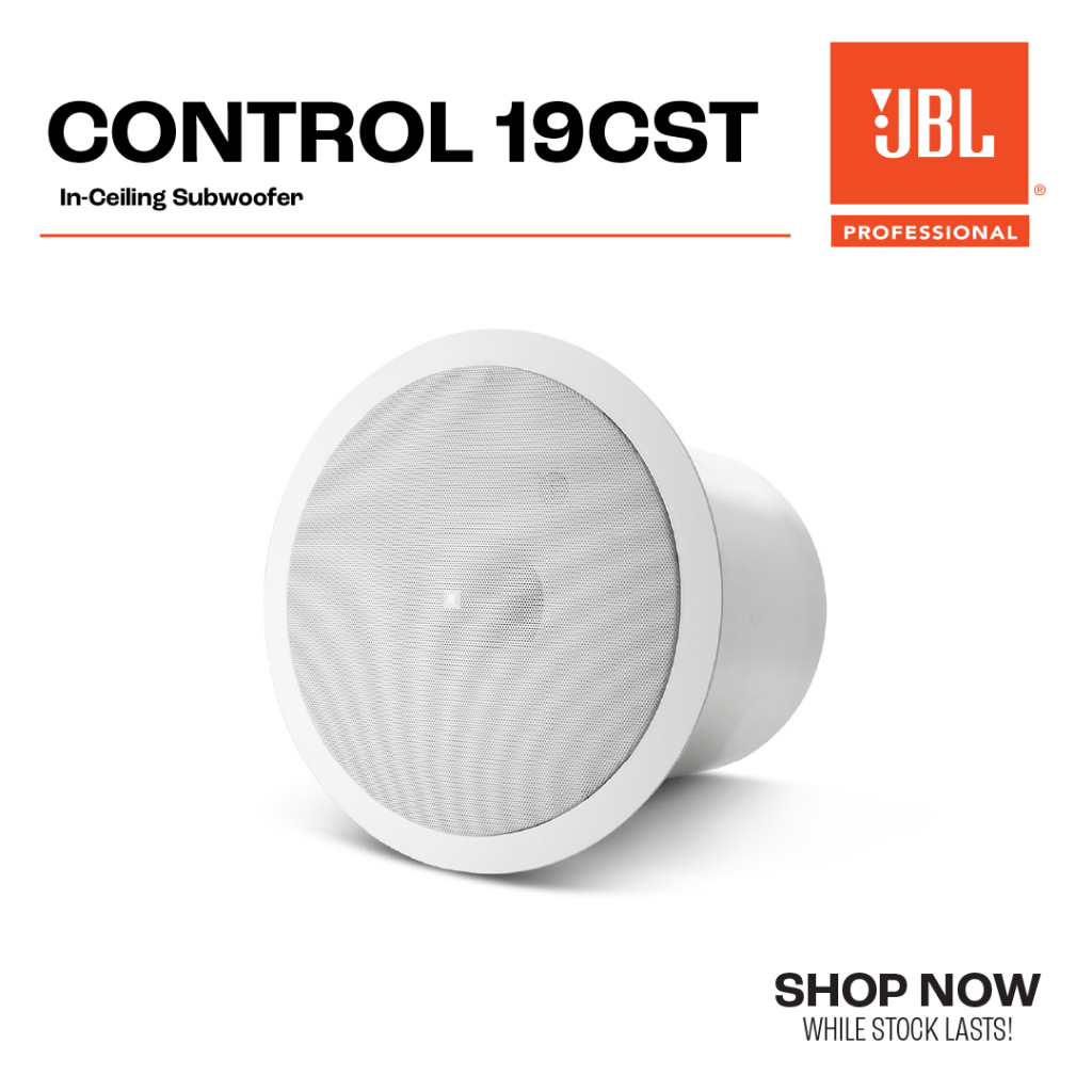 JBL Professional Control Contractor series - Control 19CST In-Ceiling ...