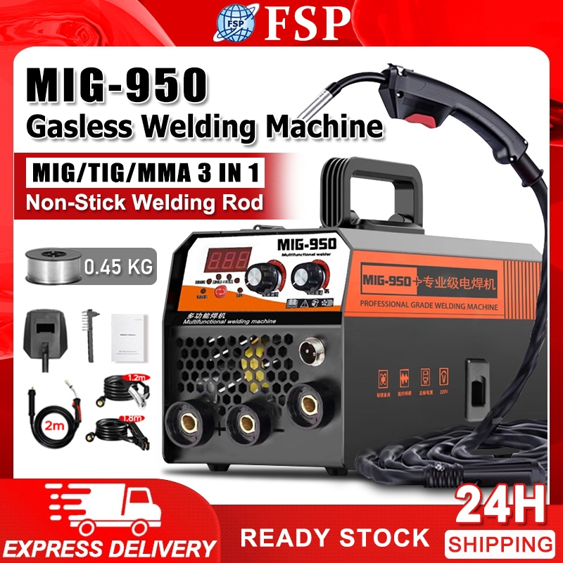Mig-950 Portable Welding Machine Mig Complete Gasless Welding Machine Inverter Welding Set MIG ...