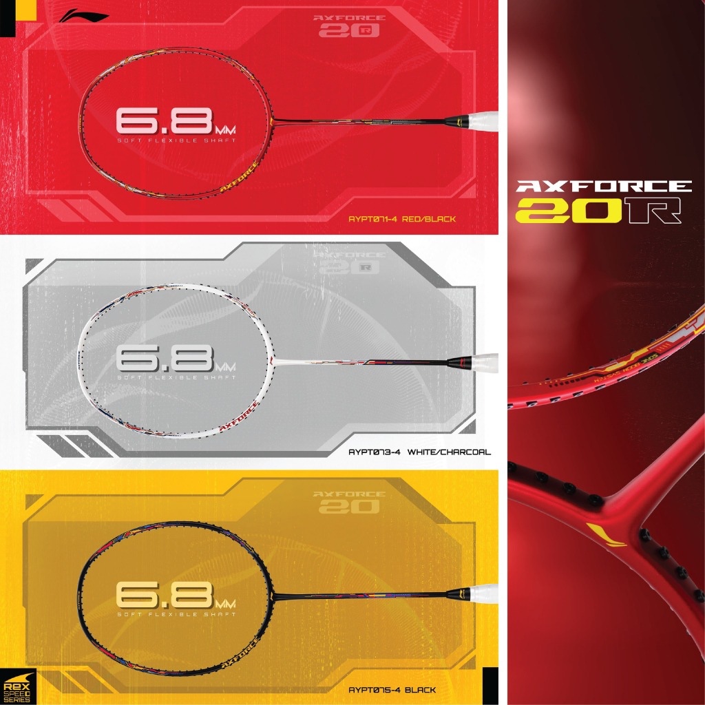 Li-Ning Axforce 20 Attacking Badminton Racket (FREE String + Grip ...