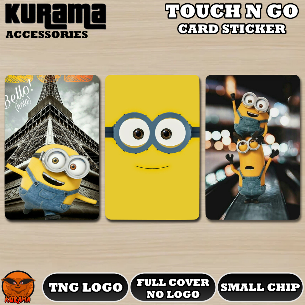 [ Minion ( Despicable Me ) ] Touch n Go Card Sticker Cover (Waterproof ...