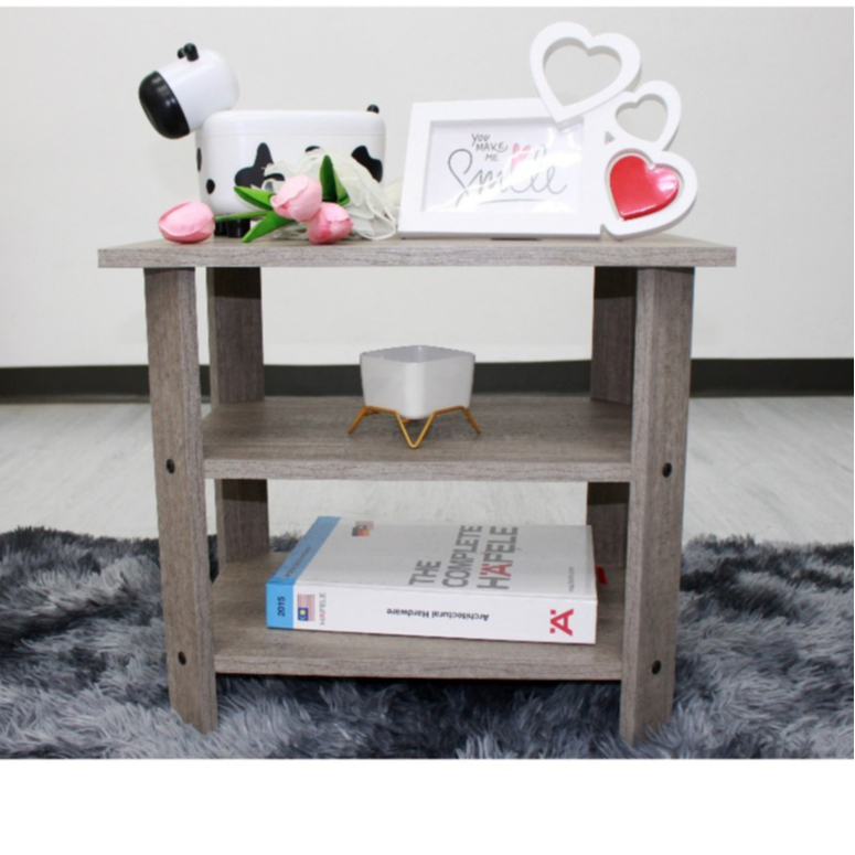 LeQu Meja Tepi 2 Tingkat/Rack Kecil/LeQu Small Side 2 tier Bed Table ...