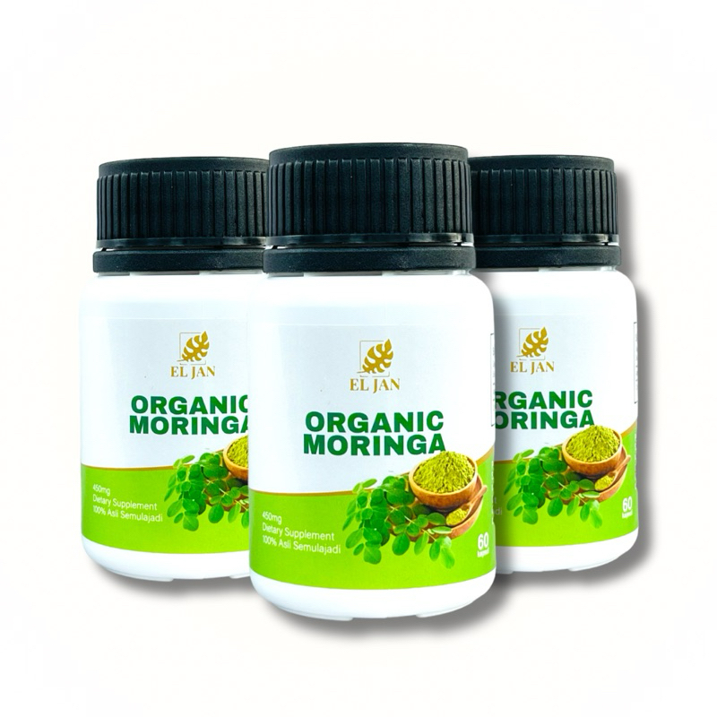 Original Organic Moringga Asli 60Kapsul 450mg | Shopee Malaysia