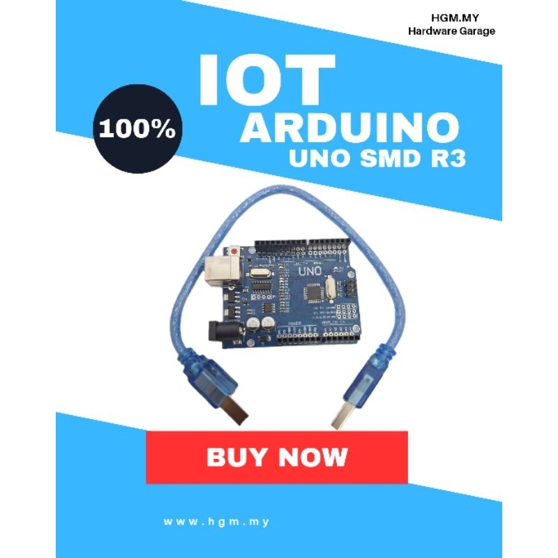 Arduino UNO SMD R3 - Atmega328P | Shopee Malaysia