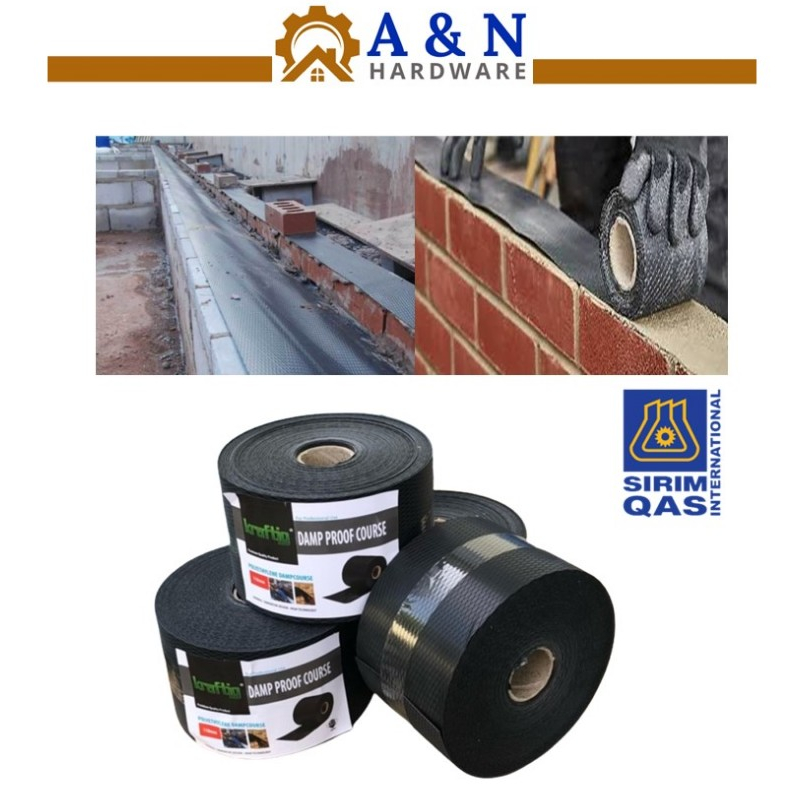 Damp Proof Course DPC Bricklaying Conceal Flash Ikatan Batu Bata Fibre ...