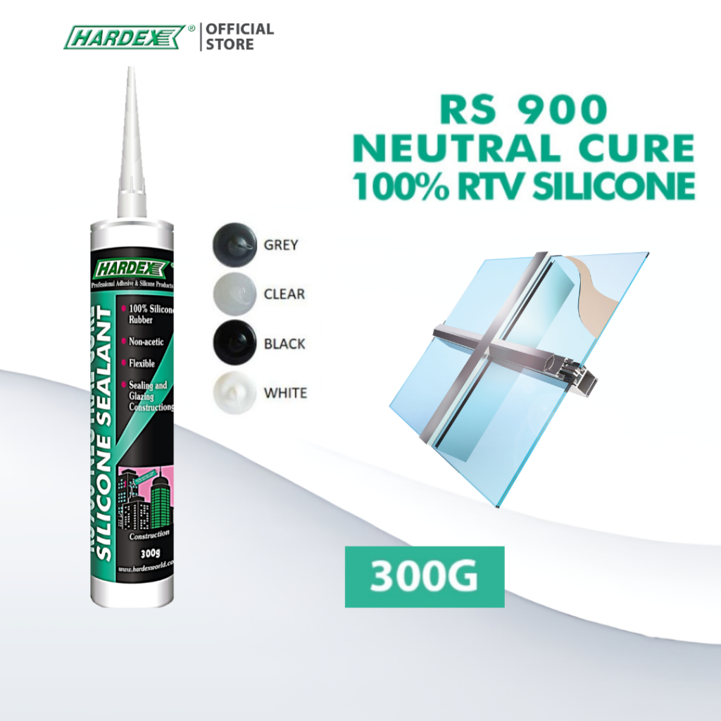 HARDEX Neutral Cure Silicone Sealant (300g) RS900 | Shopee Malaysia
