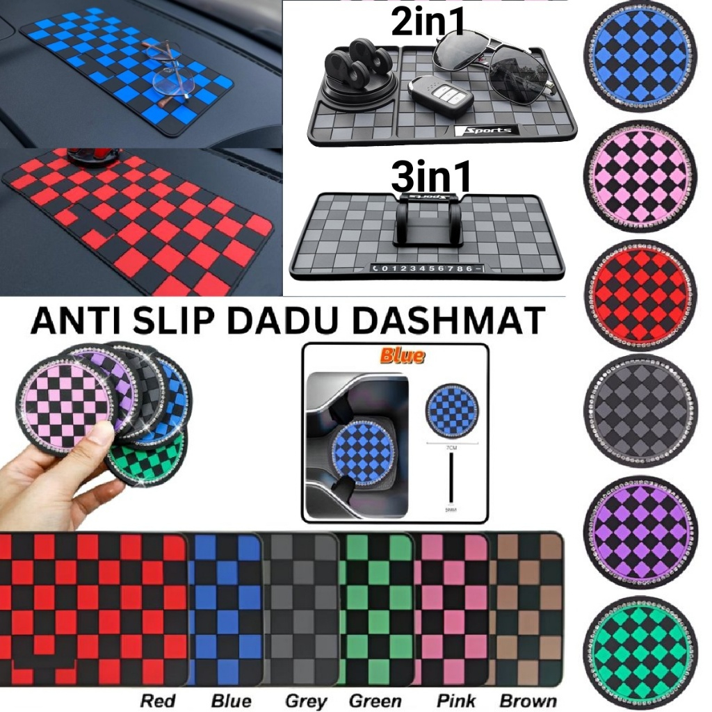 Anti Slip Dadu Dashboard Car Mat Non Slip Mat Magic Sticky Pad For GPS ...