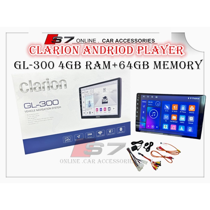 Original Clarion andriod player GL-300 4GB RAM + 64GB MEMORY 9''INCH ...