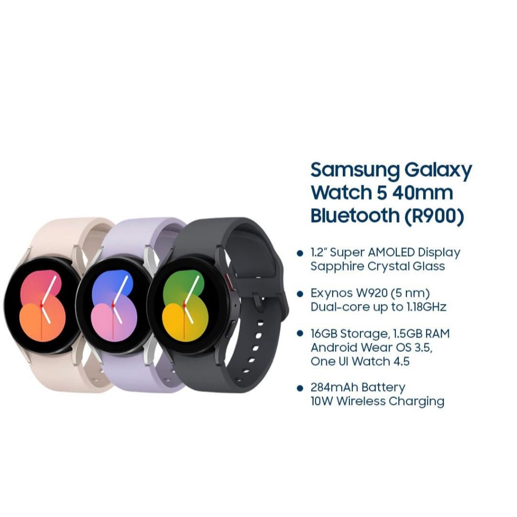 Samsung Galaxy Watch 5 40mm (R900) MALAYSIA WARRANTY | Shopee Malaysia
