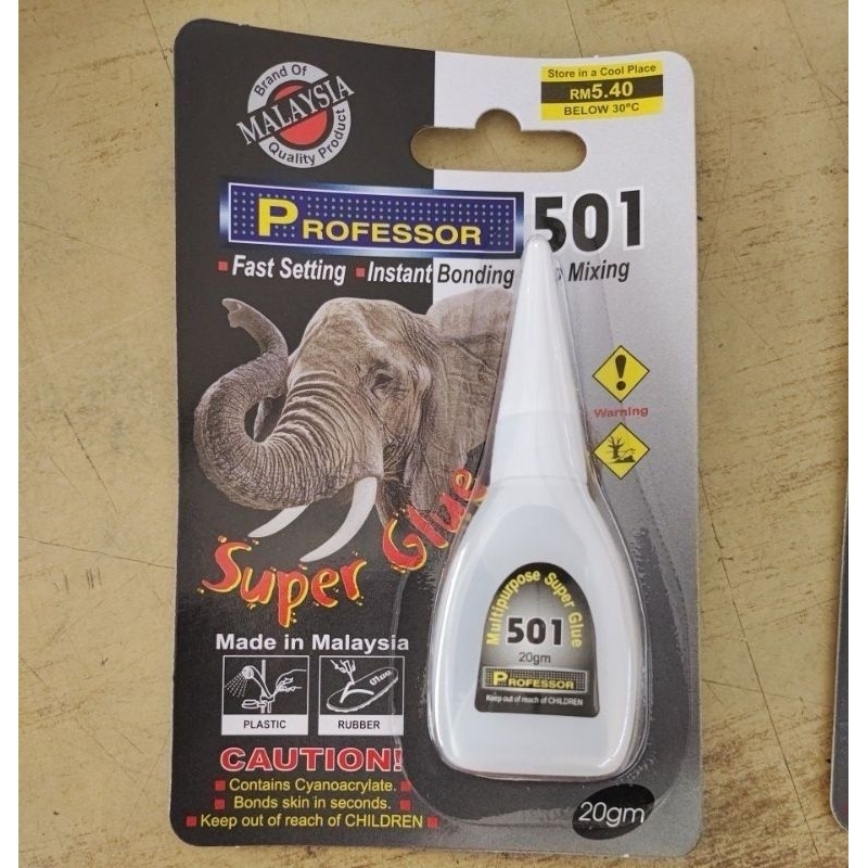 501 Super Glue/Gum gajah /Super Glue /fast setting/glue /Gum dekat/万能胶 ...