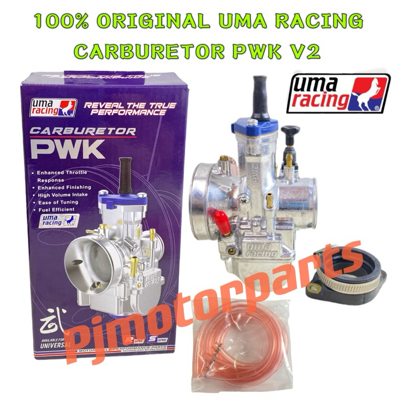 ( 100% ORIGINAL UMA RACING ) 28MM 30MM 32MM UNIVERSAL CARBURETOR PWK V2 ...