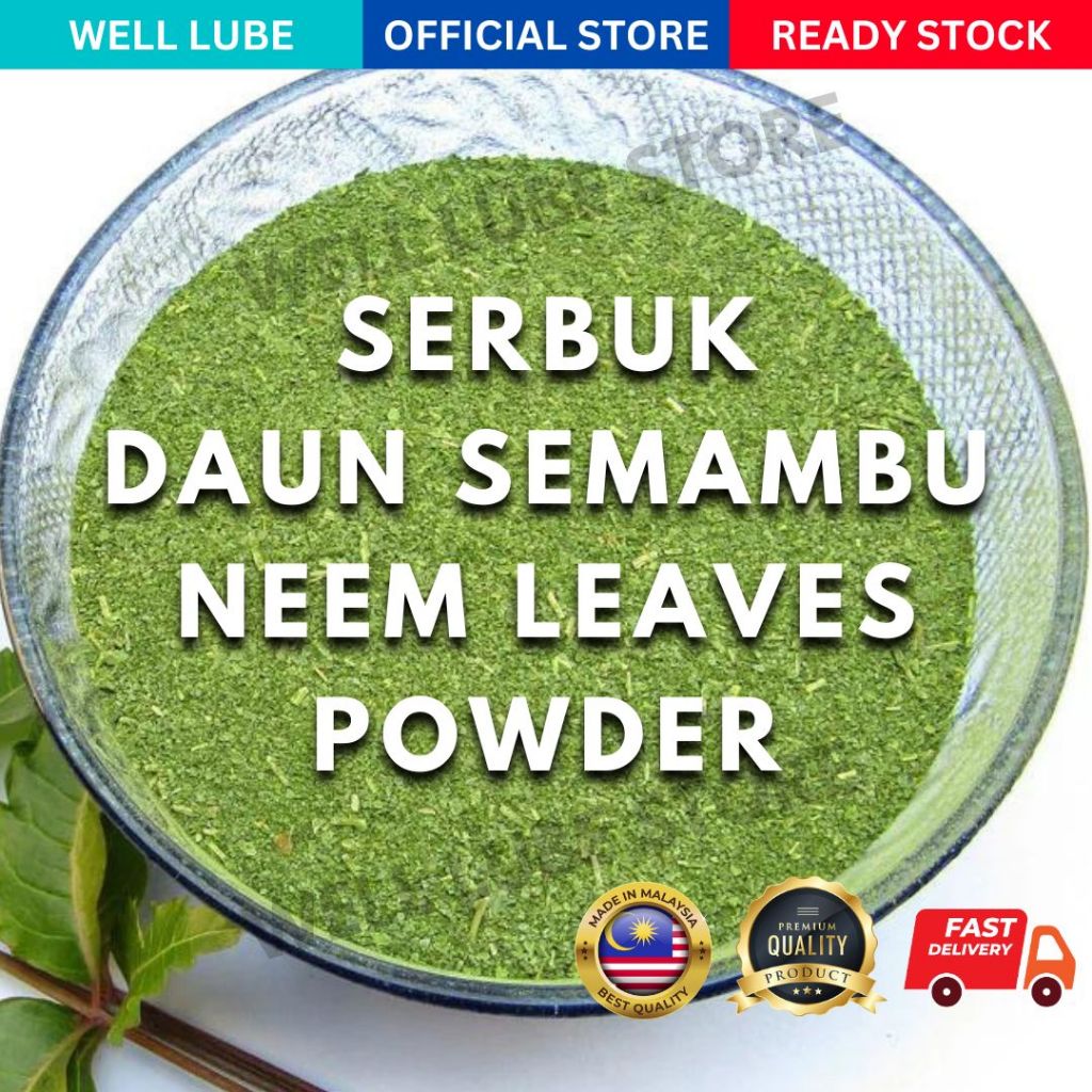 Serbuk Daun Semambu Neem Leaves Powder / 苦楝叶粉 Veppilai Powder ...
