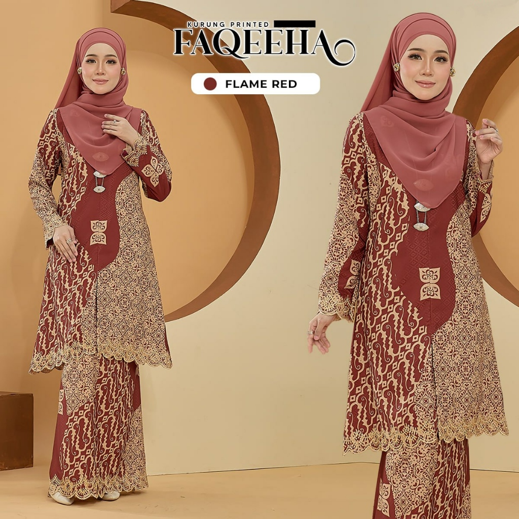 [Baju Kurung Faqeeha] > Material Sutera Dobby > Cutting Loose ...