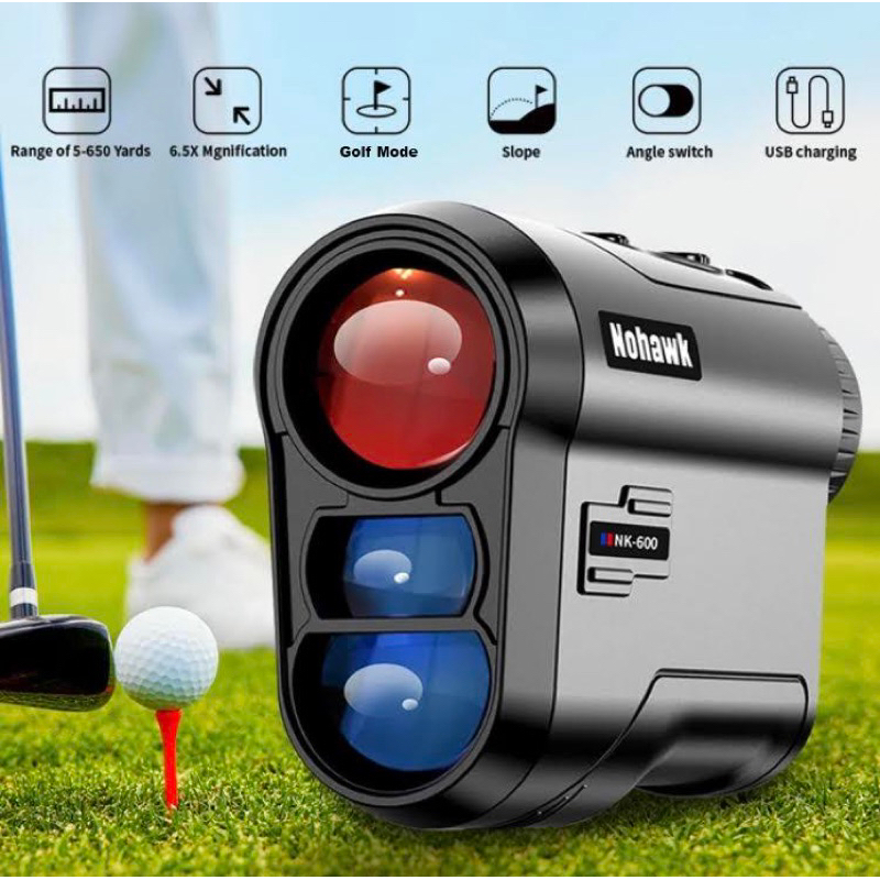 🇲🇾 NOHAWK NK-600 Golf Range Finder High Precision Telescope Laser Range ...