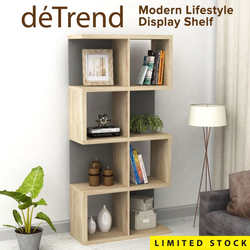 déTrend Trendy 8 Cube Display Shelf Divider Bookcase Open Shelft Book ...