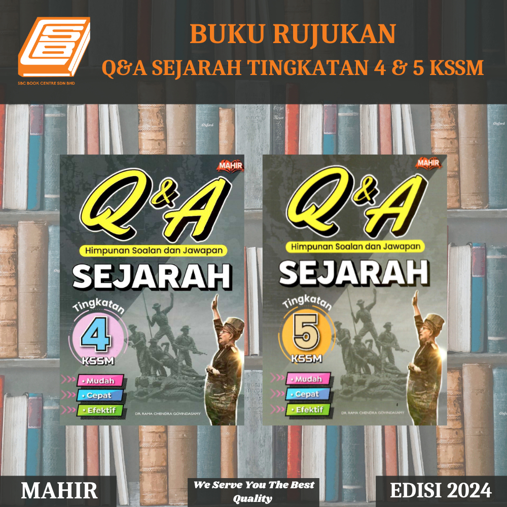 [SBCB] Buku Rujukan : Q&A Sejarah Tingkatan 4 & 5 KSSM (Mahir) | Shopee Malaysia
