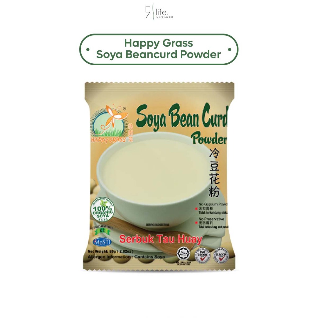 Ezlife x Happy Grass [ HALAL ] Soft Soya Bean Curd Powder Serbuk Tau ...