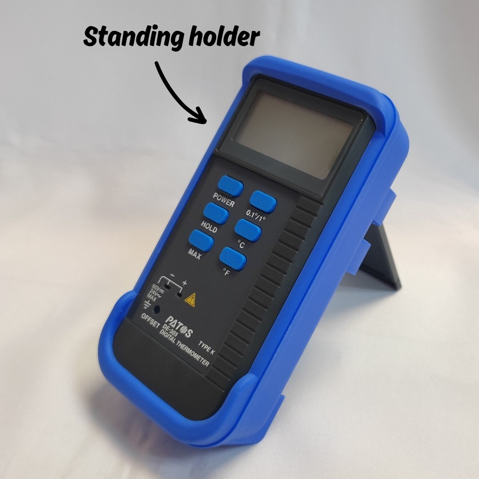 PATOS K-Type Digital Thermometer DE-305 c/w Type K Straight Surface ...