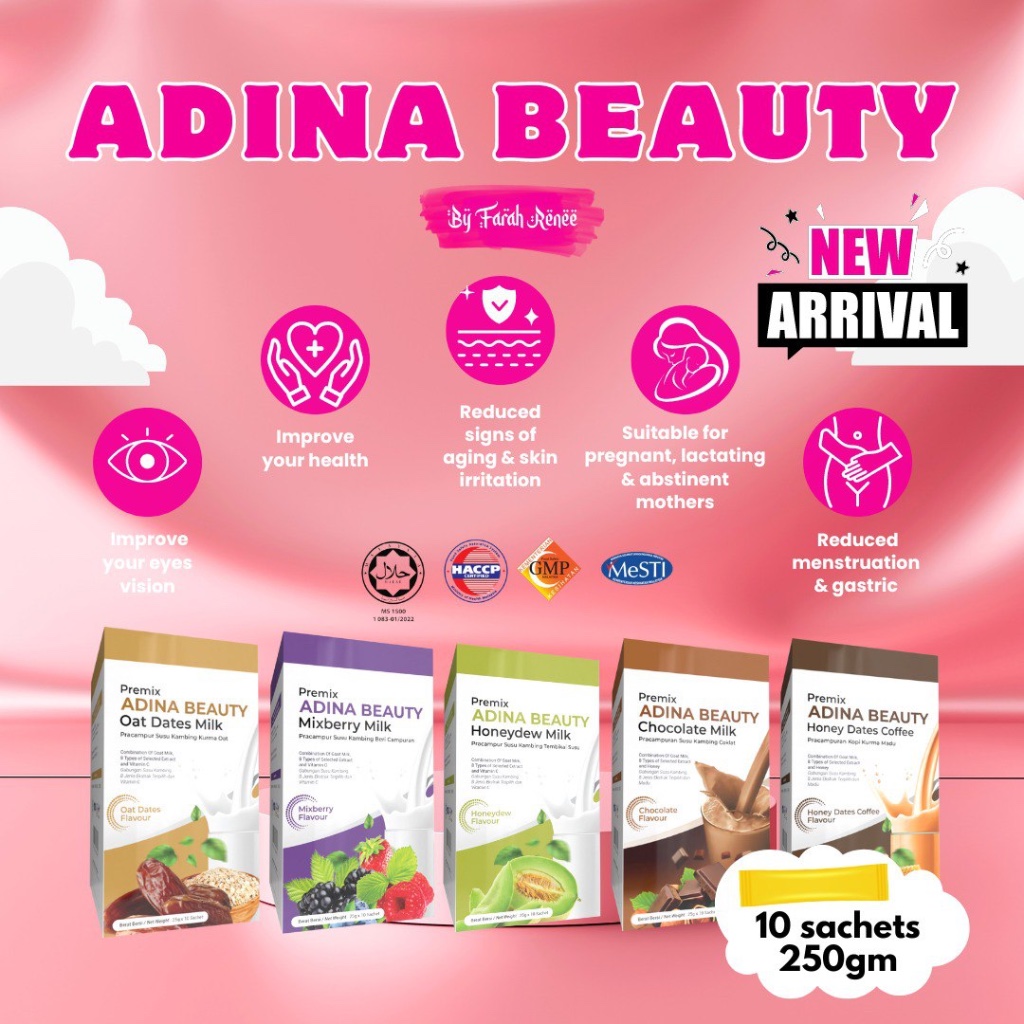 Free Gift Silau Mata Rabun Mata Selaput Mata Cerah Adina Beauty Perisa ...