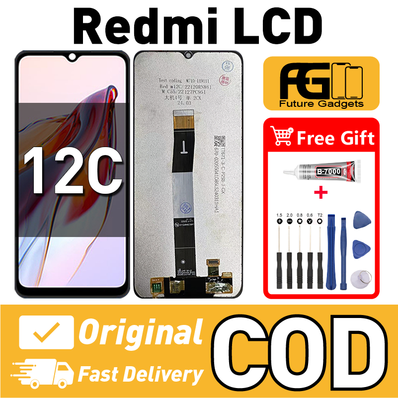LCD redmi 12C Compatible For ORIGINAL LCD Skrin Touch Screen ...