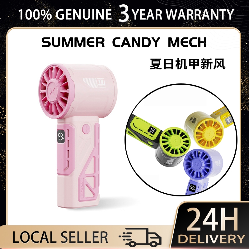 Portable Mini Fan 4000mAh USB Hand Fan Creative Mecha Mini High Speed ...