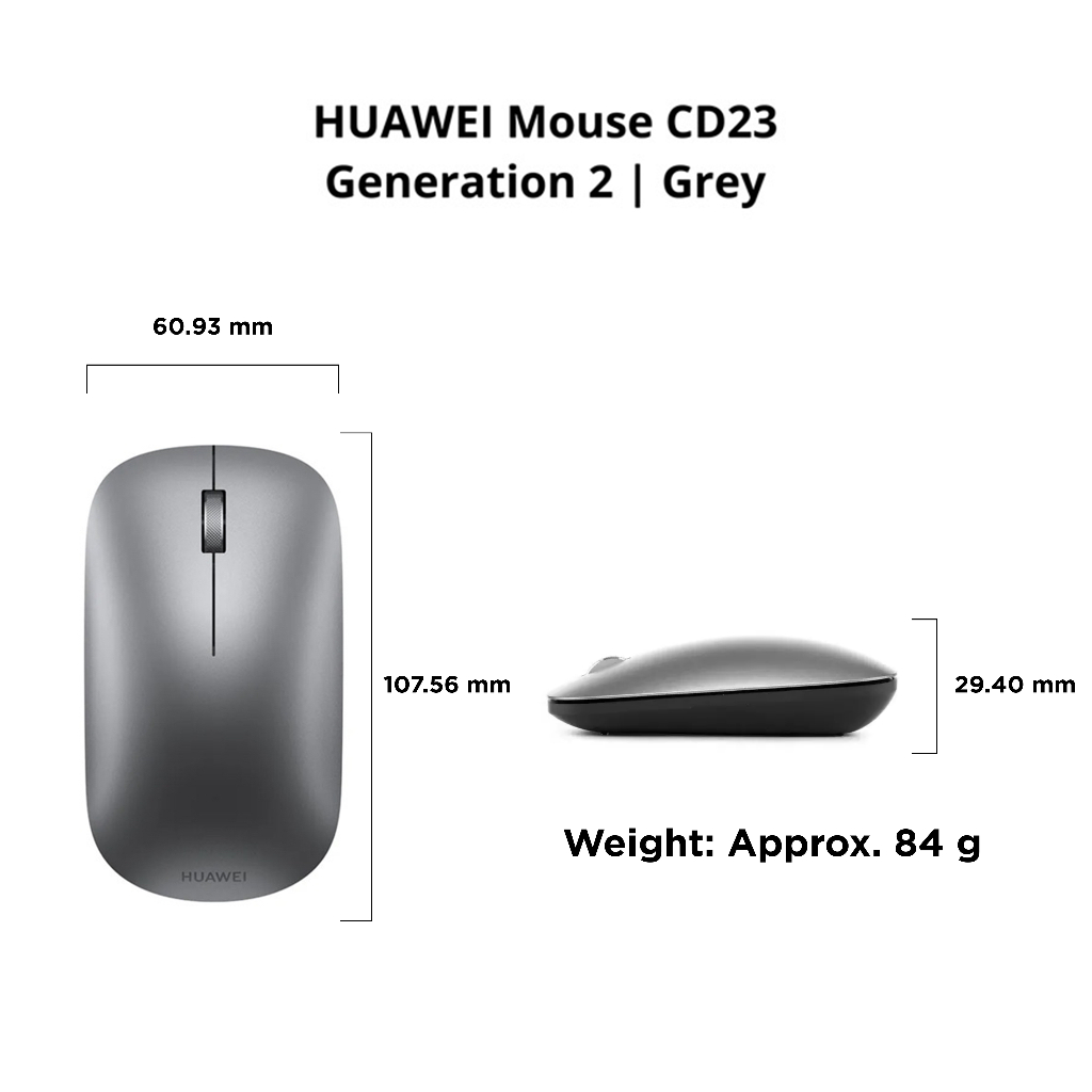 HUAWEI Bluetooth Mouse Generation 2 CD23 ( Original ) | Shopee Malaysia