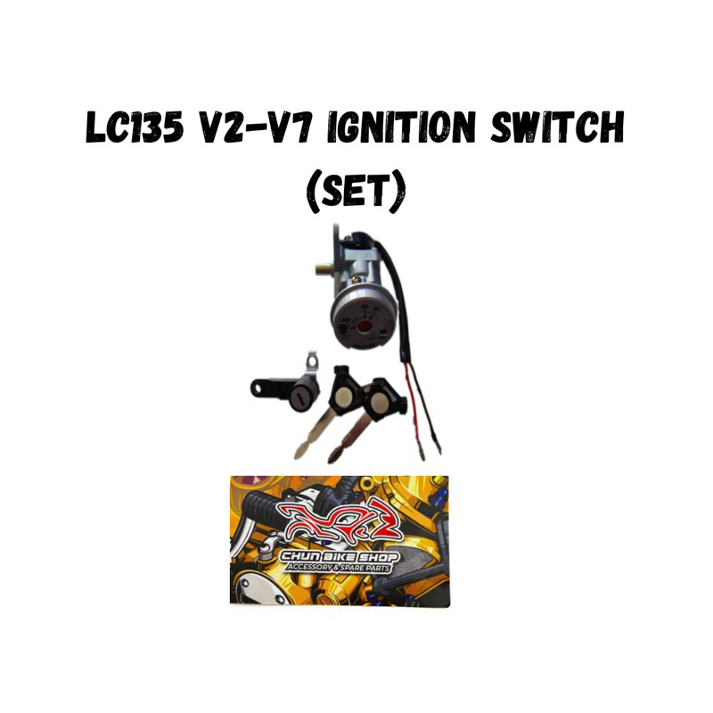 LC135 V2-V7 MAIN SWITCH KUNCI SUIT MOTOR LC IGNITION SWITCH LC135 V2 V3 ...