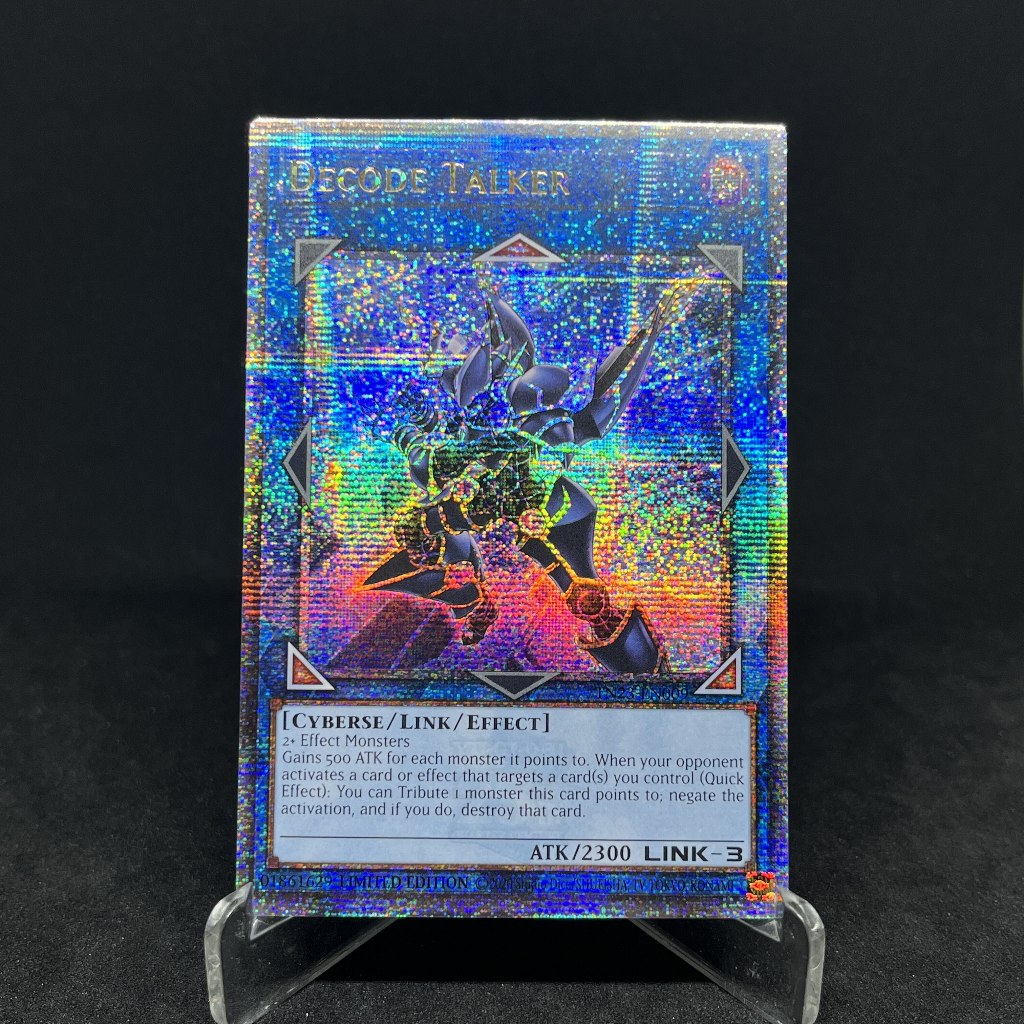 YUGIOH - Decode Talker - Quarter Century Secret Rare QCSER ( TN23-EN009 ...