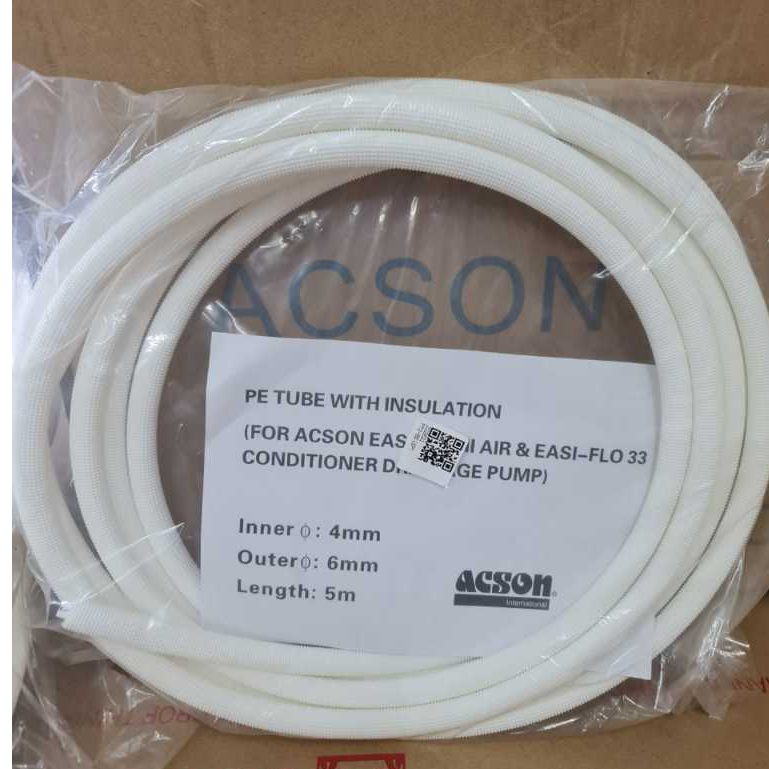 ACSON PE Tube With Insulation For ACSON EASI-FLO II AIR & EASI-FLO 33 ...