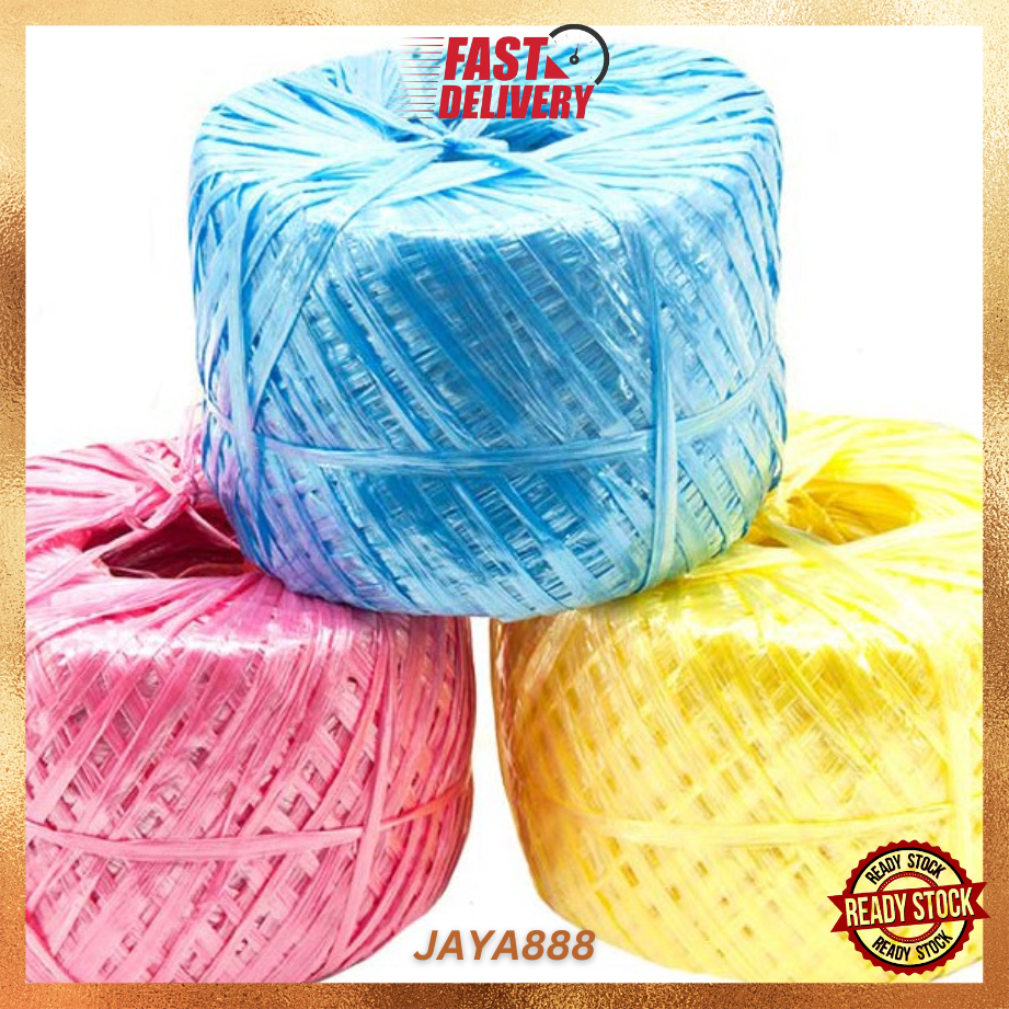 PREMIUM Raffia String Plastic Nylon String Rope Tali Plastik Tanpa Air ...