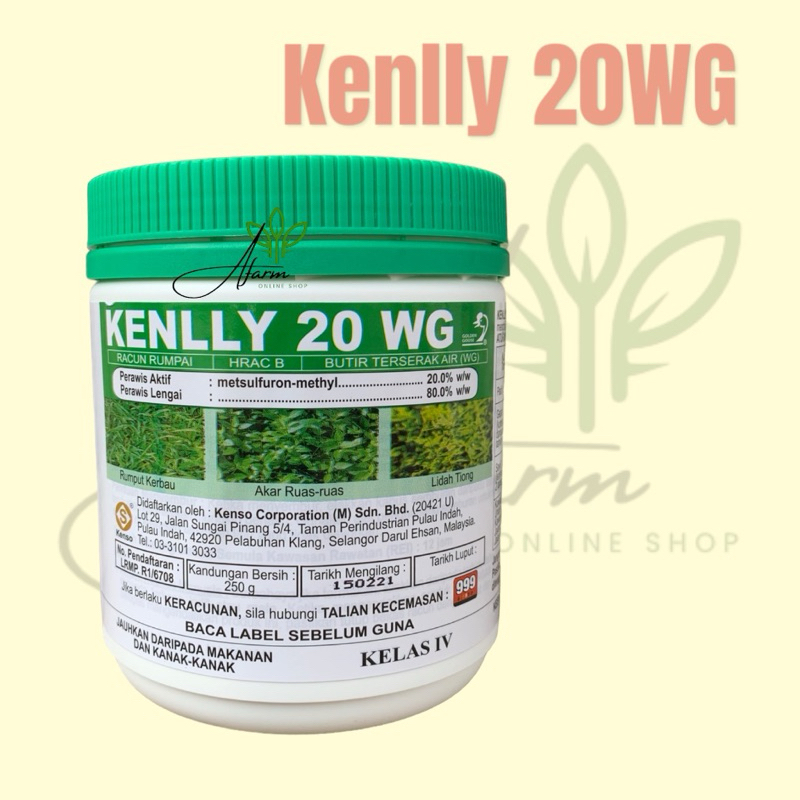 250gm KENLLY 20 WG (SAMA DENGAN RACUN ALLY, RIVAL & N-HANCE) | Shopee ...