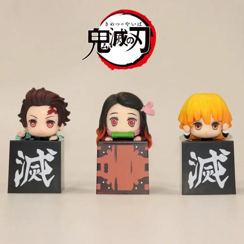 Demon Slayer Lying on Box Series Tanjiro Nezuko Zenitsu Mini Figure ...