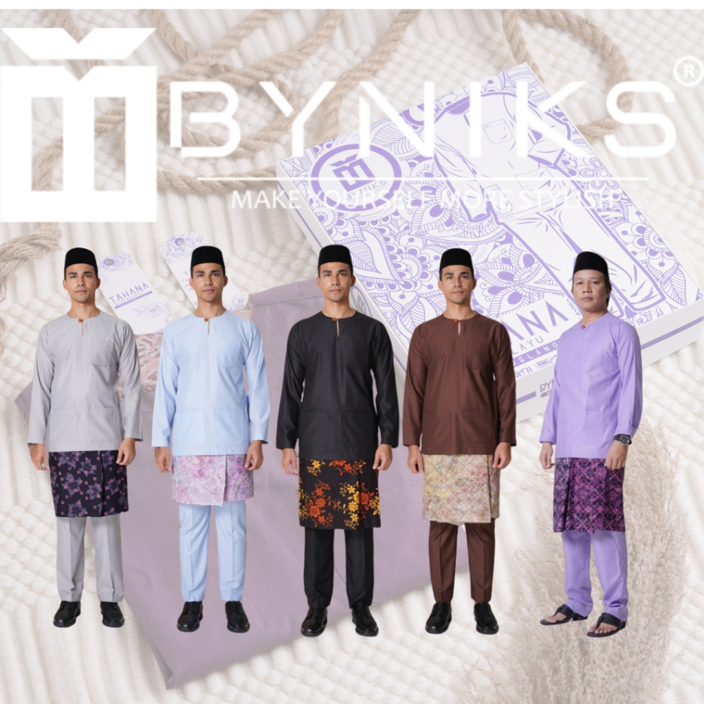 [RAYA 2024 V1] Baju Melayu BYNIKS TeluK Belanga Dengan Gabungan batik ...