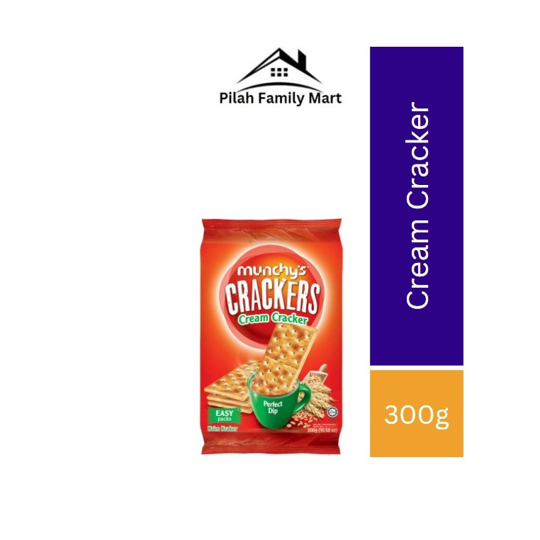 MUNCHYS Cream Crackers Krim Kraker 300g | Shopee Malaysia
