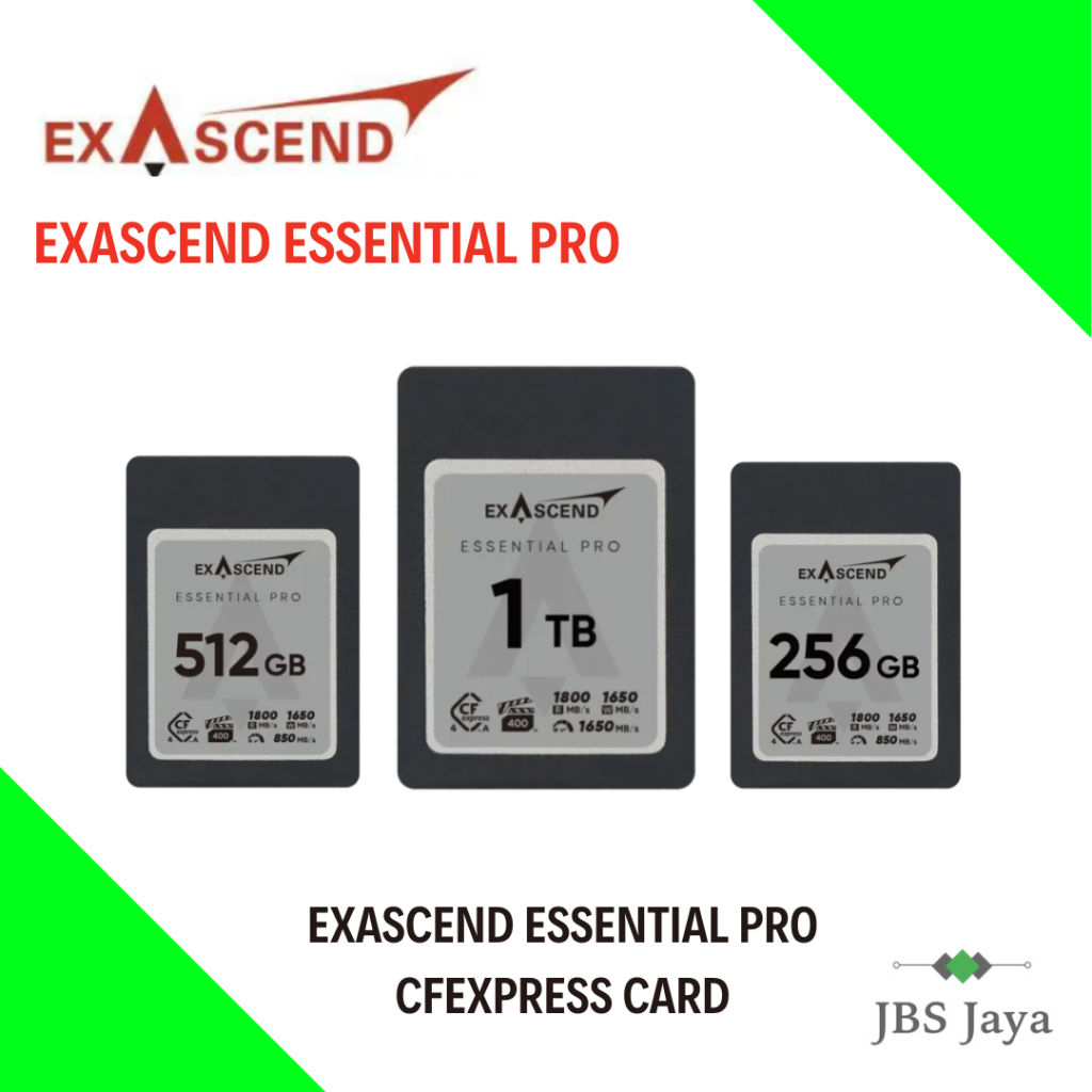 Exascend ESSENTIAL PRO CFexpress 4.0 (256GB/512GB/1TB) | Shopee Malaysia