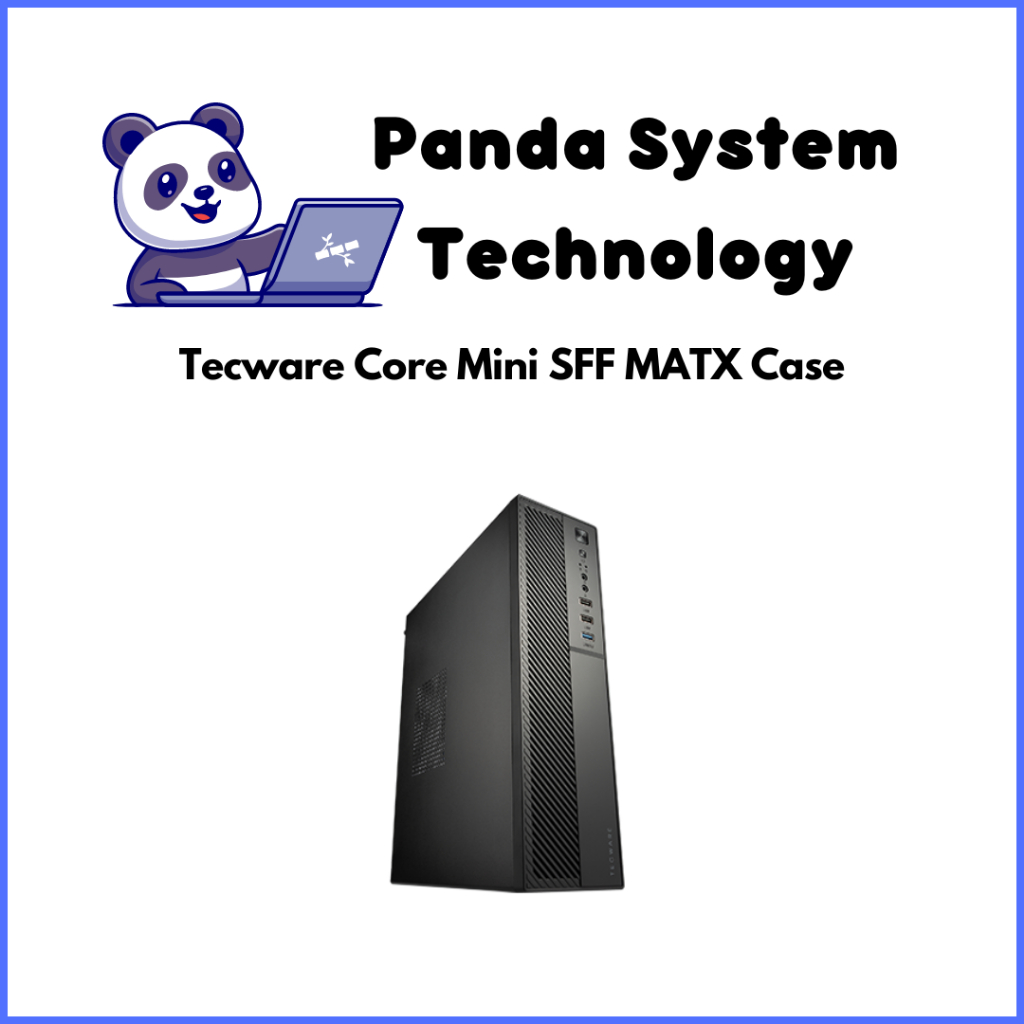 Tecware Core Mini SFF Matx Case w/ 250W PSU - Black | Shopee Malaysia