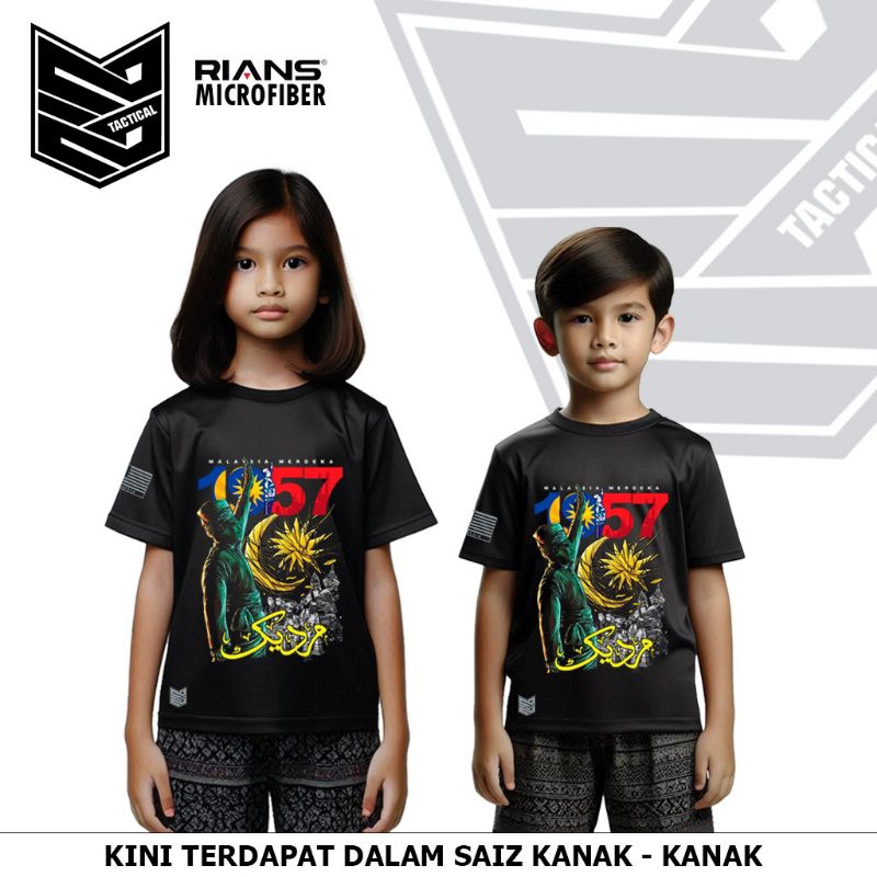 KIDS MERDEKA TSHIRT ( MICROFIBER ) | Shopee Malaysia