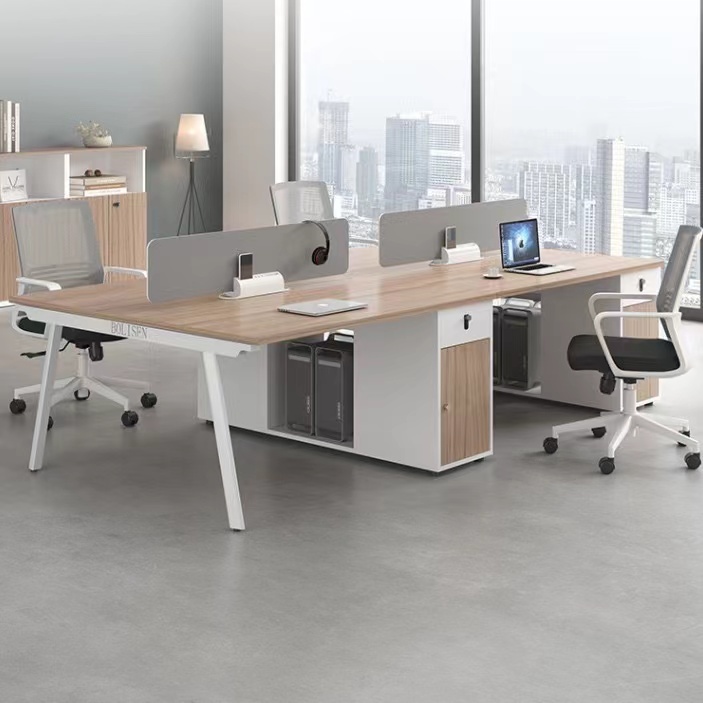 Office Desk Combination 4 Persons 6 Persons Office Desk Screen ...
