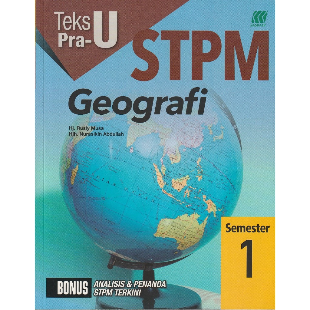 TEKS PRA-U STPM SEMESTER 1 GEOGRAFI | Shopee Malaysia