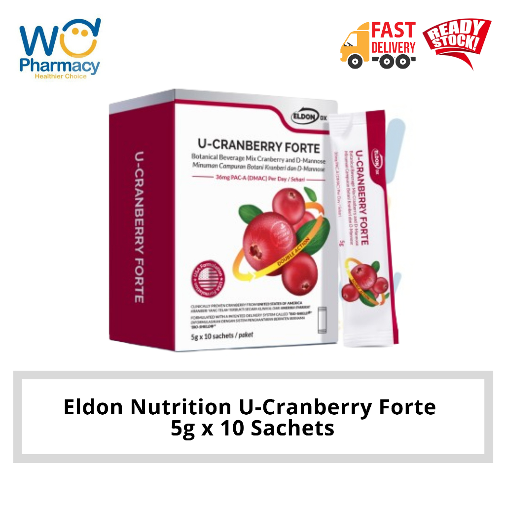 Eldon Nutrition U-Cranberry Forte 5g x 10 Sachets | Shopee Malaysia