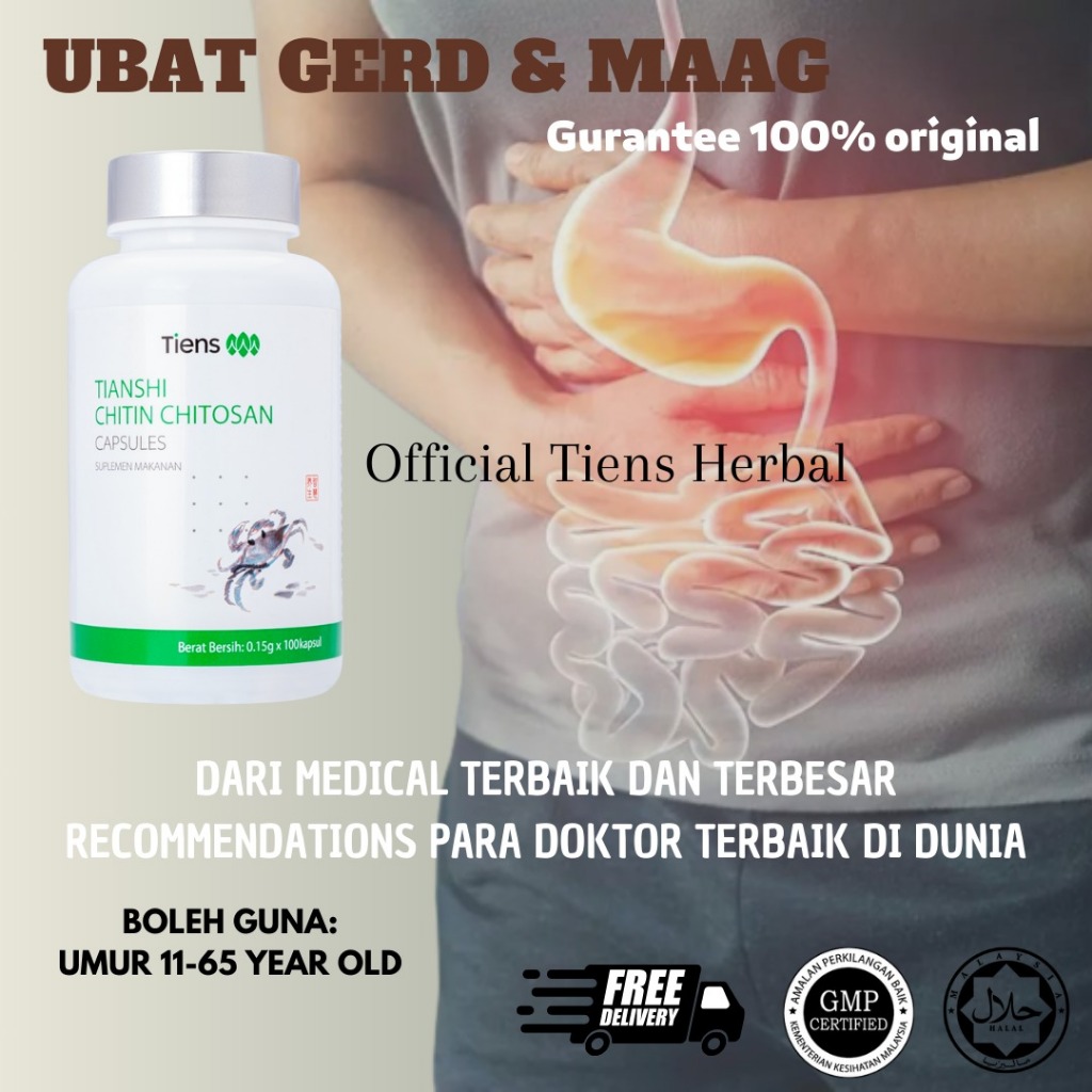 Chitin Chitosan Ubat Gred & Ubat Sakit Maag Akut Ubat Gerd Ubat Gastrik ...