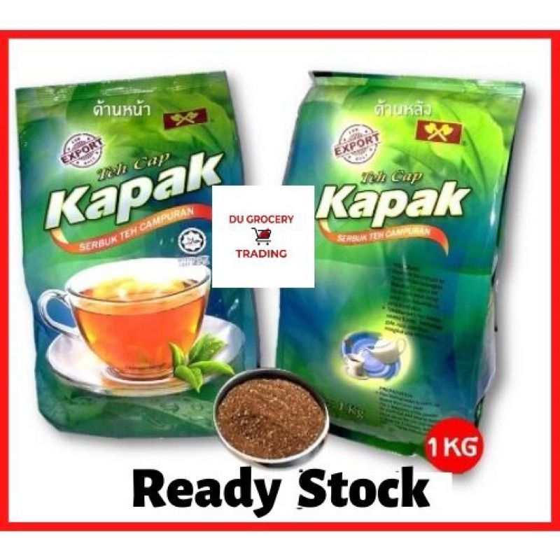 Teh Cap Kapak Serbuk Teh Campuran 1kg - Ready Stok - Johin Tea Merchant Export Quality | Shopee ...