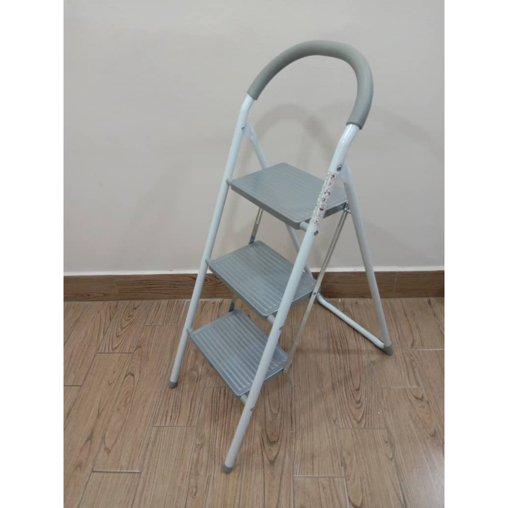 Steel 3 Step Stool Handrail Folding Ladder (Mode: WK2201-3F) - 鋼製 3 ...